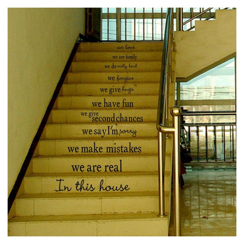 Stair Quotes - Wall Sticker
